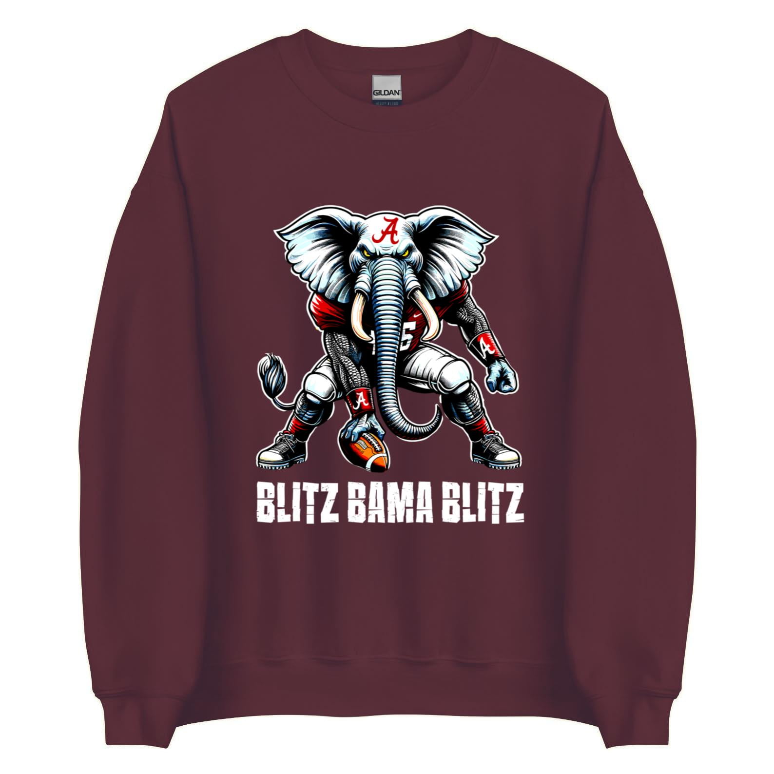 Official Muscular Elephant Graphic Mascot Shirt, University Team ...