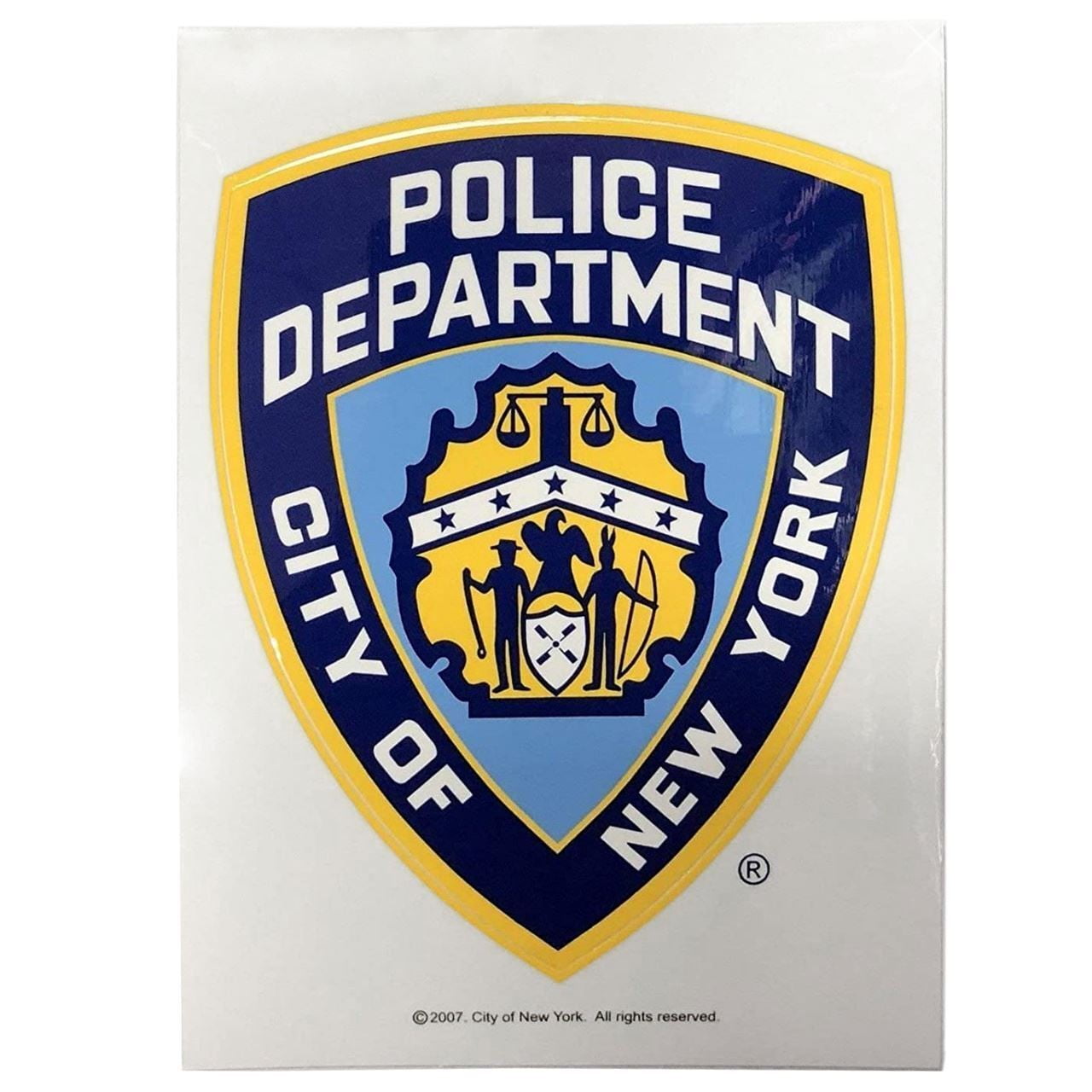 Official NYPD Sticker Removable NYPD Decal New York City Police ...