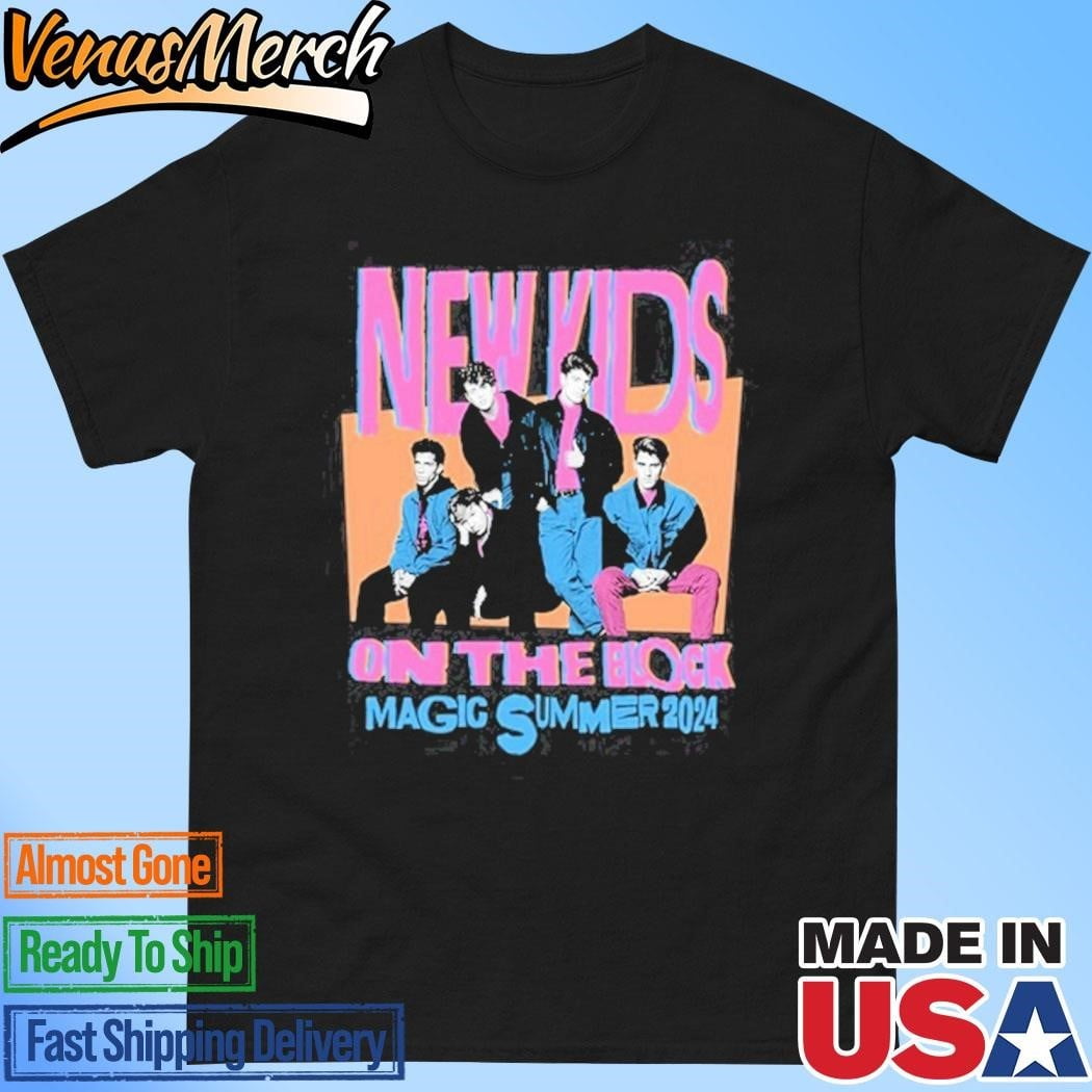 Official New Kids On The Block Magic Summer 2024 Tour Violet Shirt ...