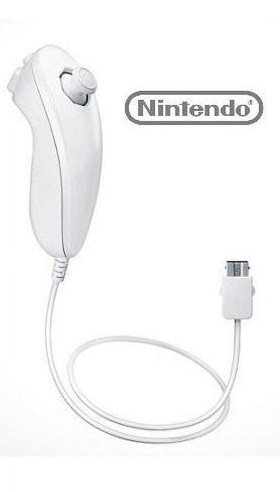 Official Nintendo WiiU Nunchuk Controller - White Bulk Packaging ...