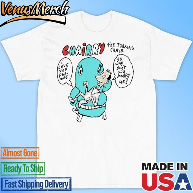 Official Pee-wee Herman Chairry The Talking Chair Shirt - Walmart.com