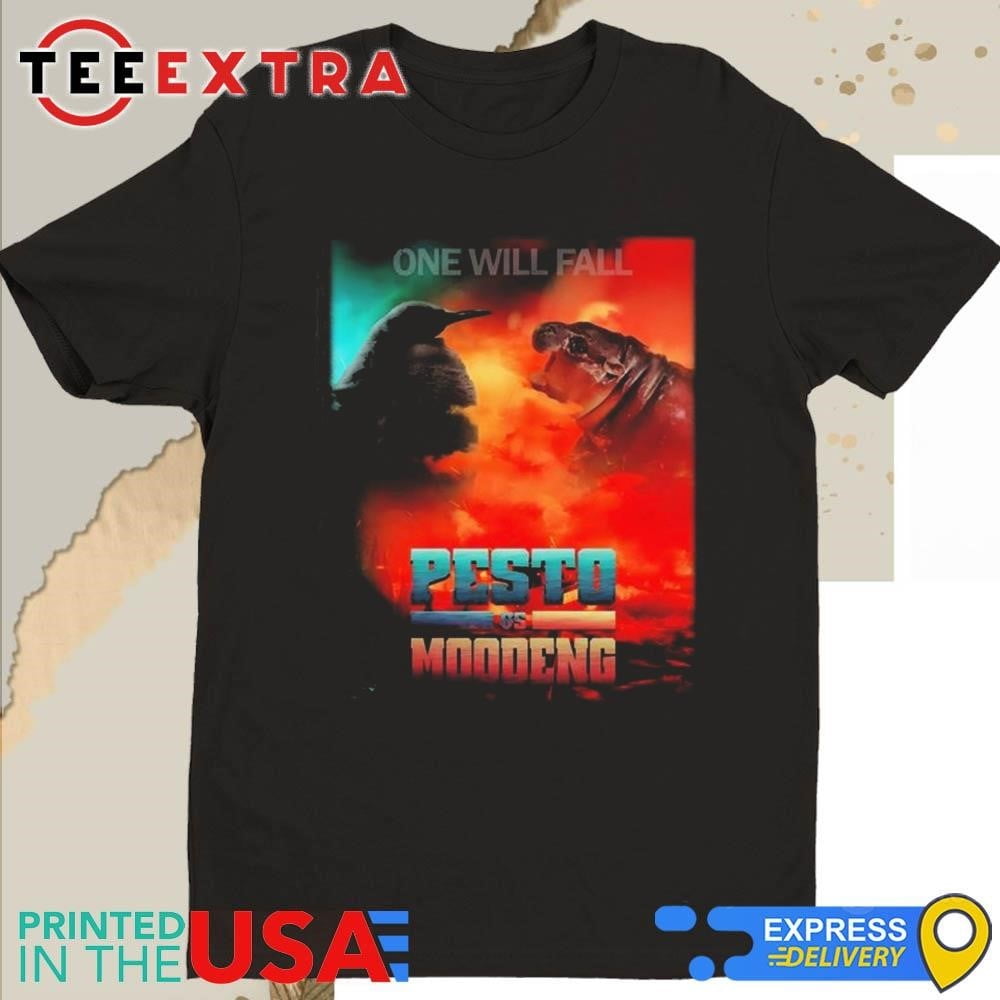 Official Pesto The Penguin Vs Moo Deng Fighter Funny Dank Meme Shirt ...