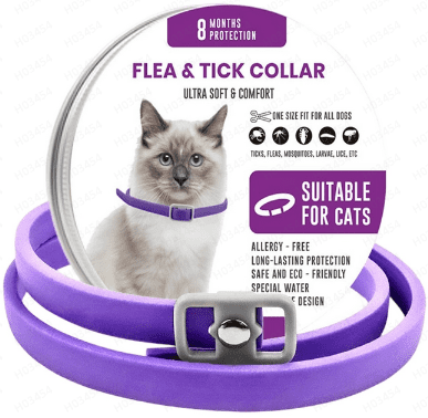 Official Pet Fle-a Collar - Fle-a and Tic-k Prevention for Cats/Dogs, 1 ...