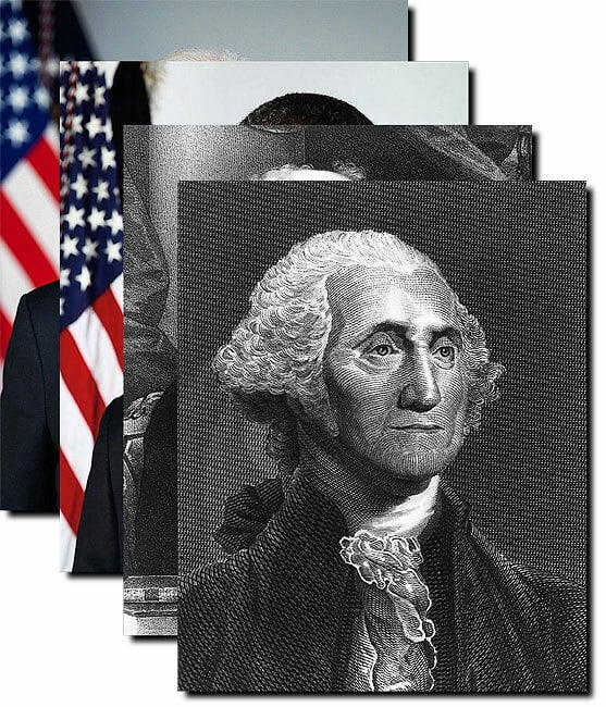 Official Presidential Photos George Washington - Style A - 20x30 Inch ...