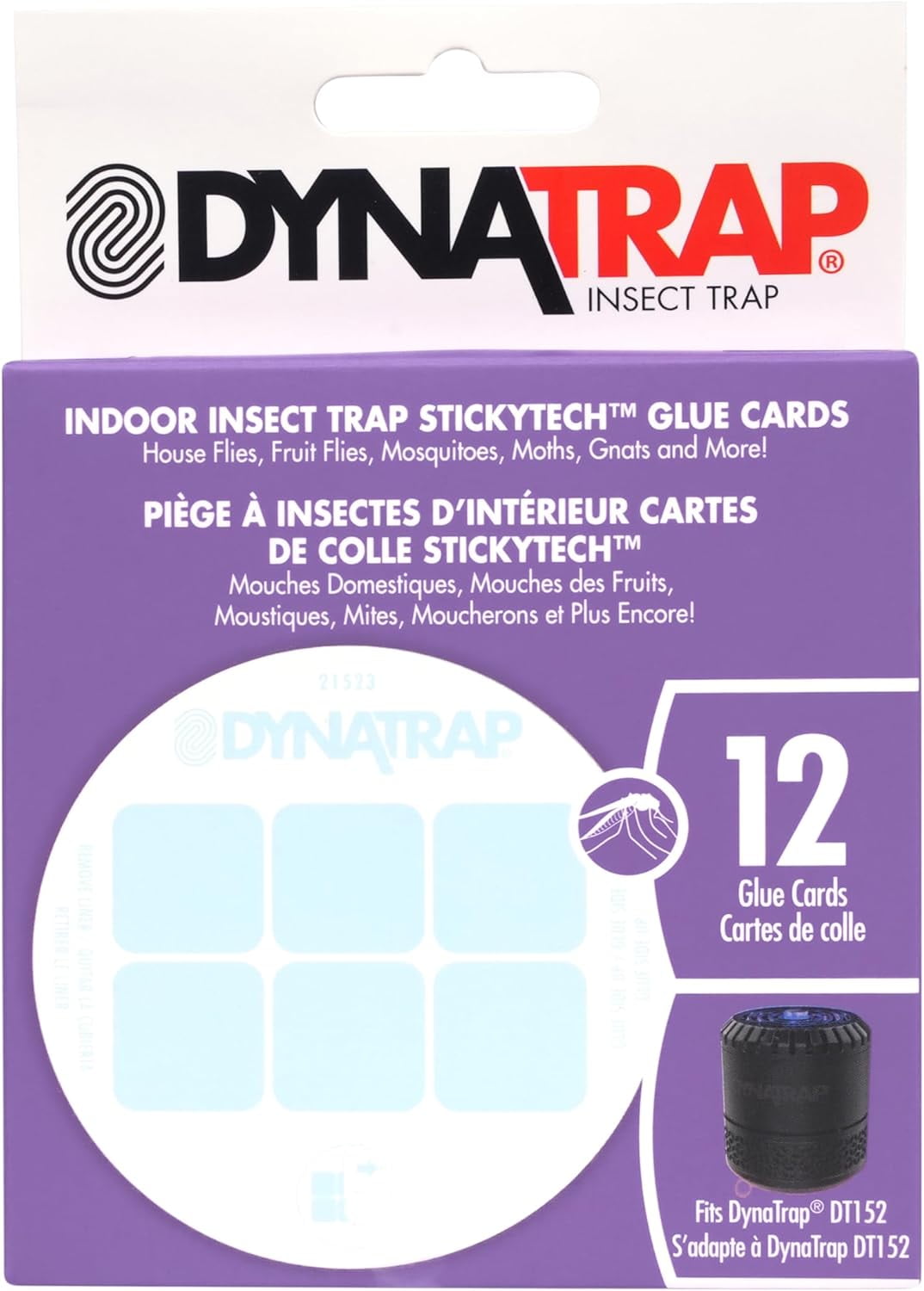 Official Replacement StickyTech Glue Cards for DT152 Indoor Insect Trap ...