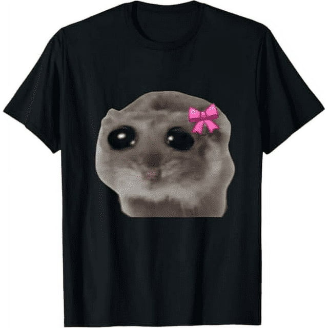 Official Sad Hamster Meme T-Shirt - Walmart.com