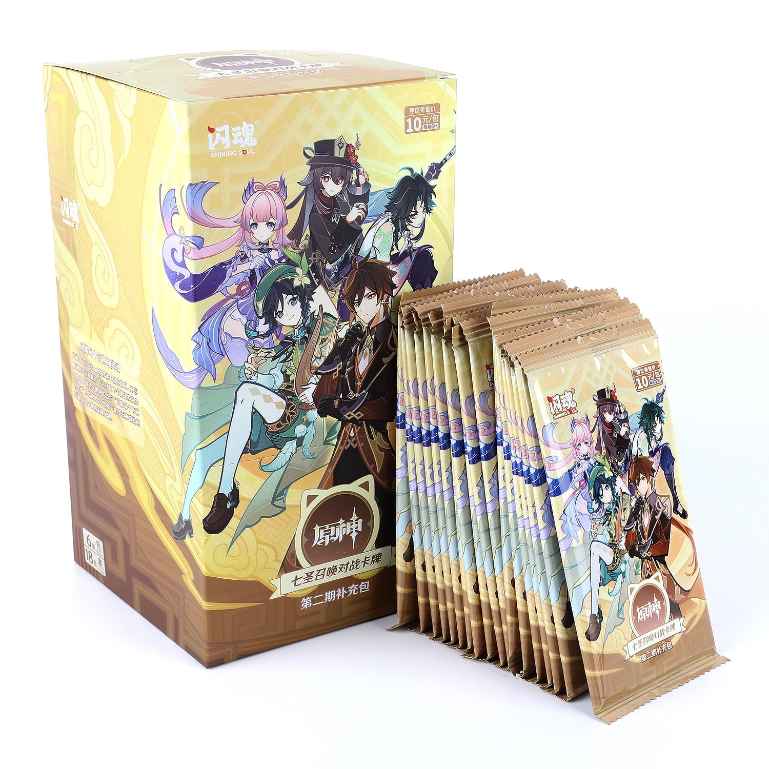 Official Shiningsoul Genshin Impact Card Blind Box Second Round - A box ...