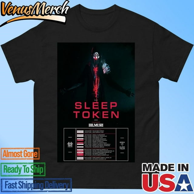 Official Sleep Token 2024 Uk Euro Tour Poster Shirt
