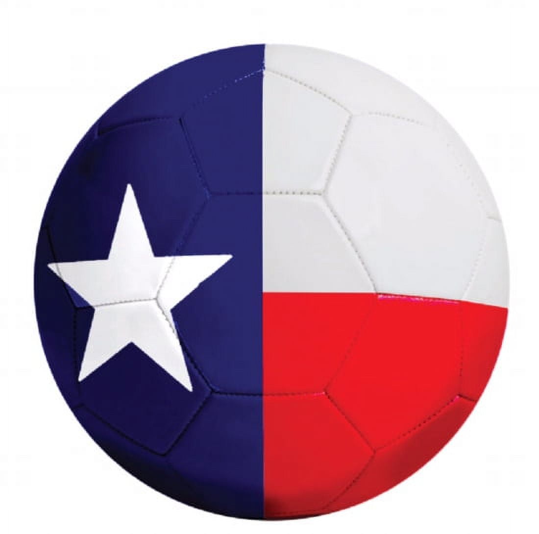Sport Design Official Size 5 Soccer Ball Texas Lone Star Motif USA ...
