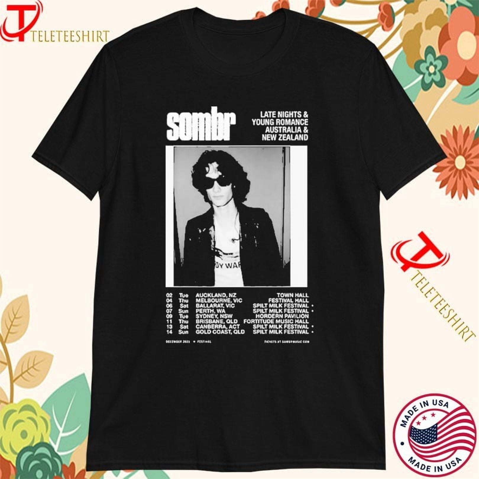 Official Sombr The Late Nights And Young Romance Tour Dates 2025,Black ...