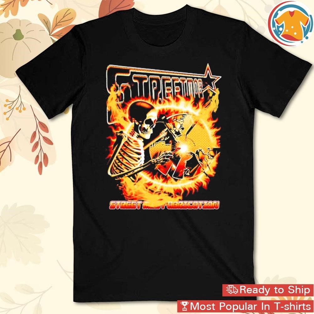 Official Street Mob Records Electrode Skeleton T-shirt - Walmart.com