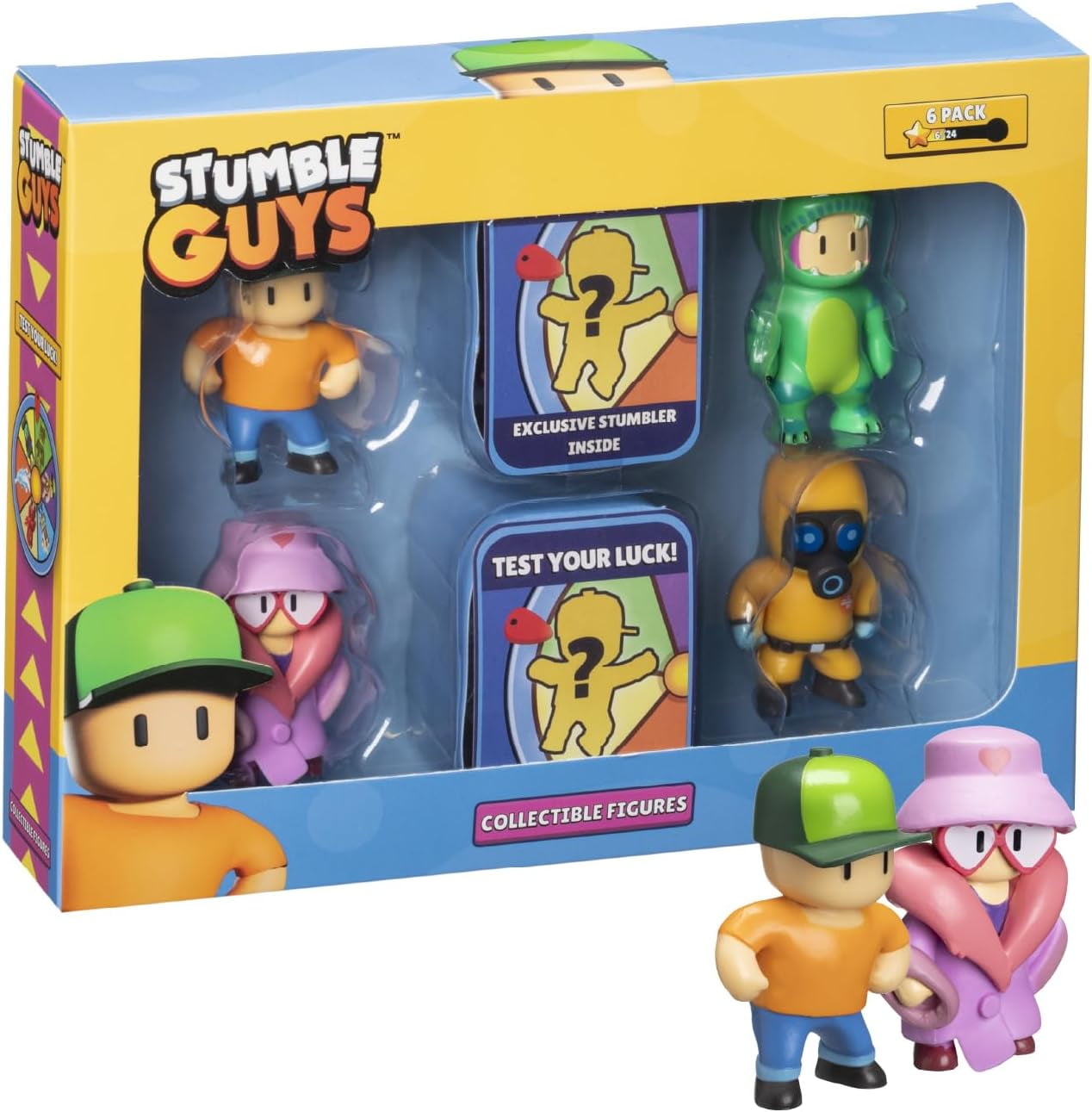 Official Stumble Guys Series 2 Collectible Figures | 6-Pack Deluxe Set ...