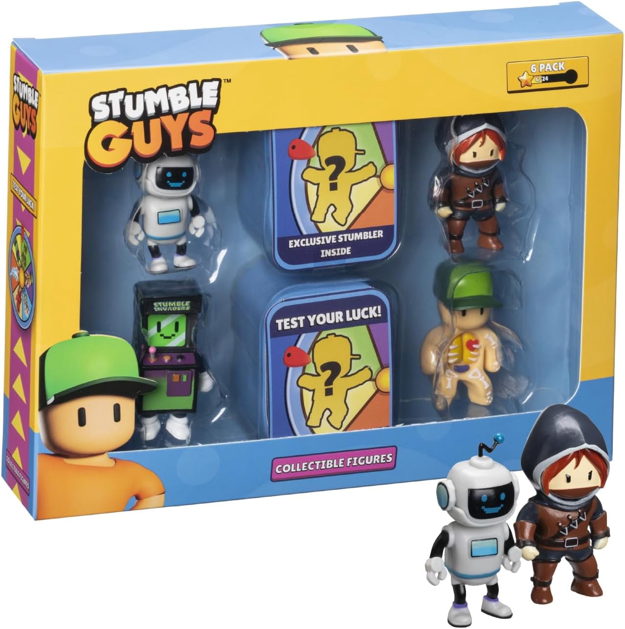 Official Stumble Guys Series 2 Collectible Figures | 6-Pack Deluxe Set ...