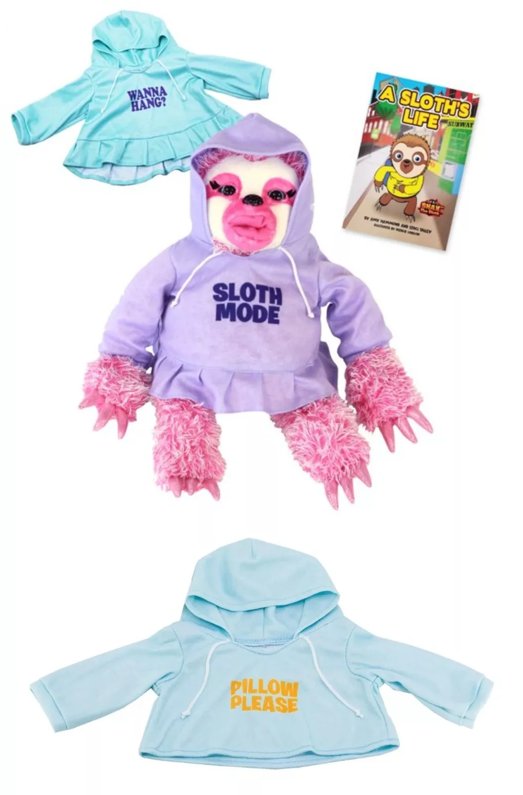 Suzy The Sloth, Talking Plush Sloth Toy for Kids, Cuddly Sloth Stuffed ...