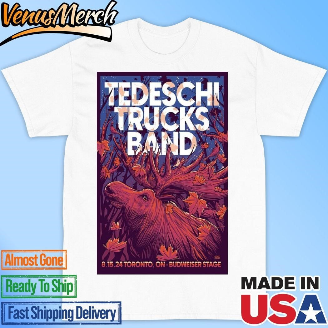 Official Tedeschi Trucks Band In Toronto On On August 15 2024 Tour Poster Shirt - Walmart.com