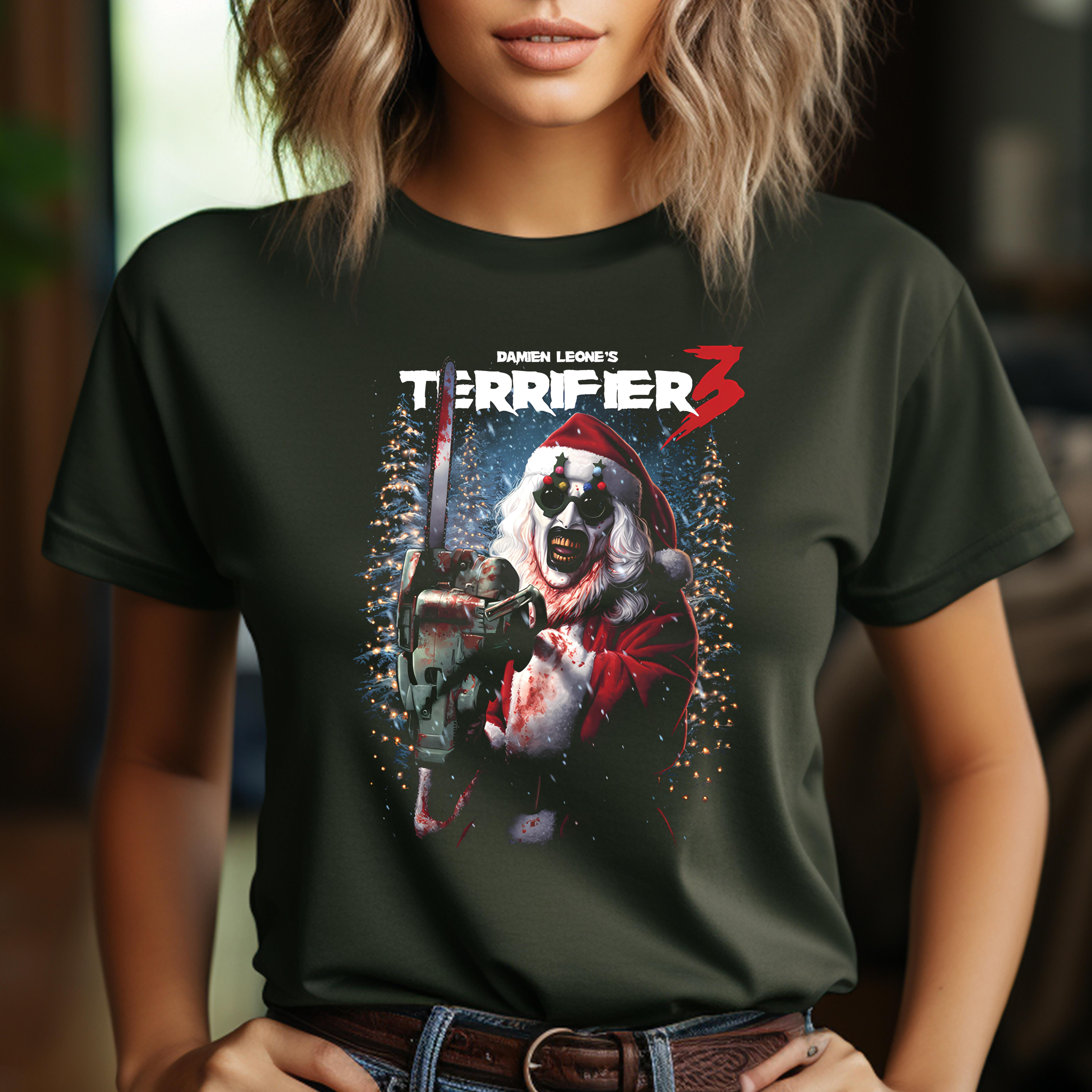 Official Terror Threads Terrifier 3 Merry Mayhem 2024 UNISEX T- Shirt ...