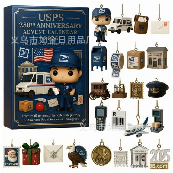 Official USPS 250th Anniversary Commemorative Advent Calendar (2025 ...