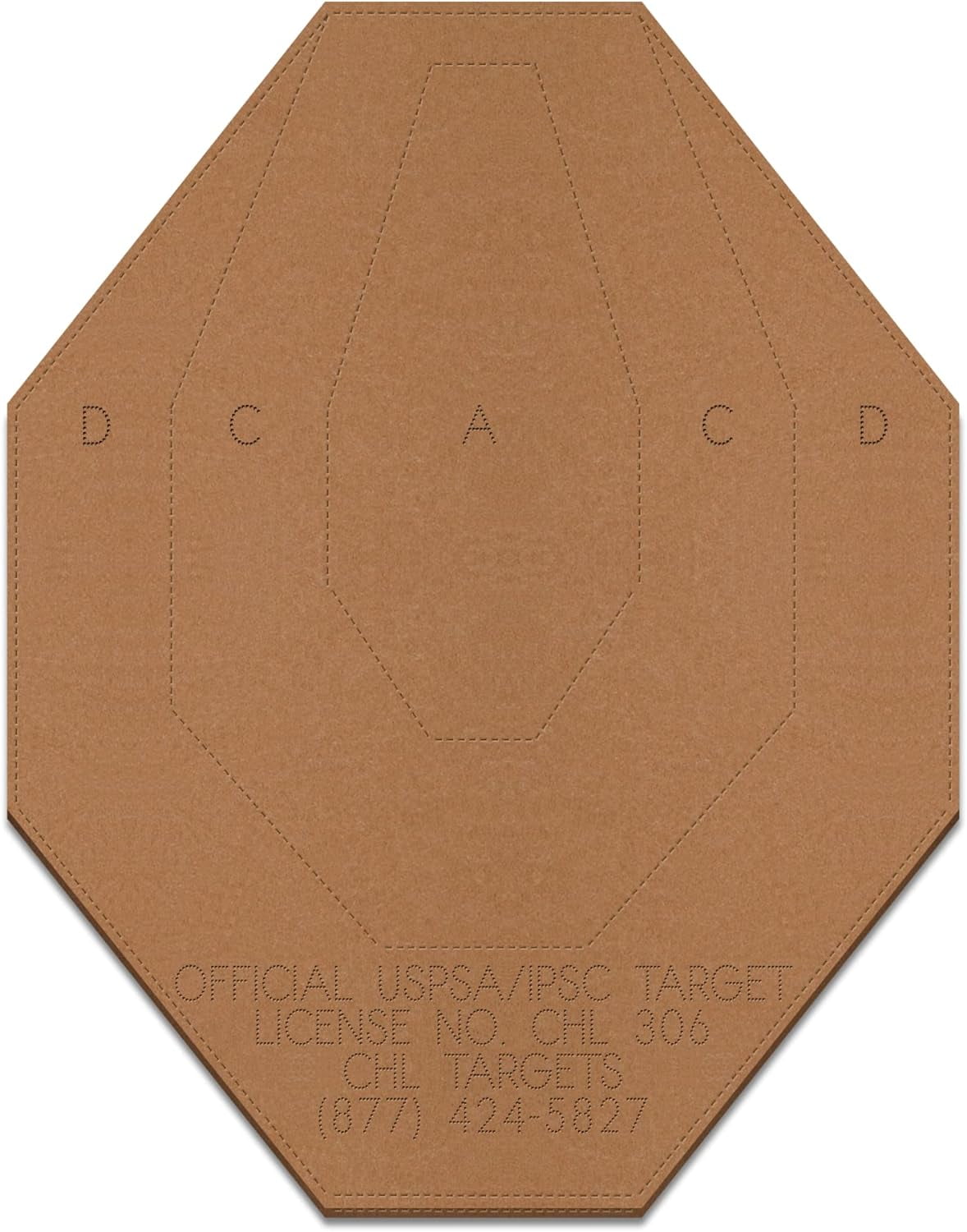 Official USPSA/IPSC Cardboard Targets, Competition Torso Target ...