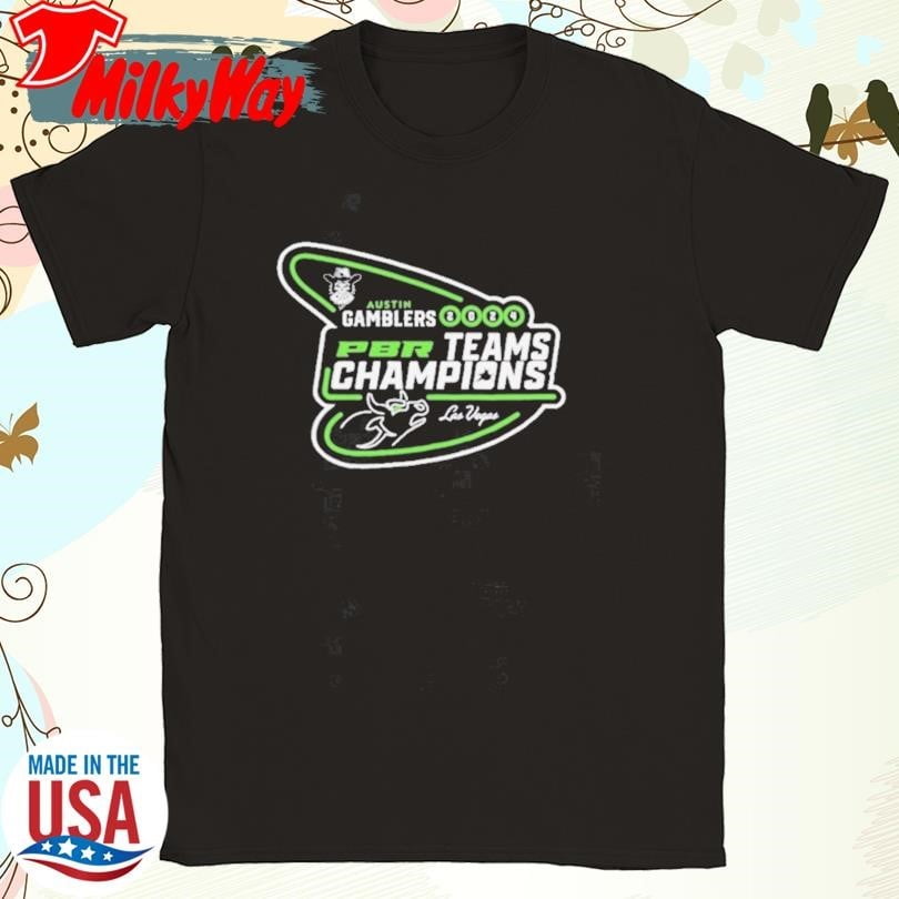 Official-austin-gamblers-2024-pbr-teams-champions-t-shirt - Walmart.com