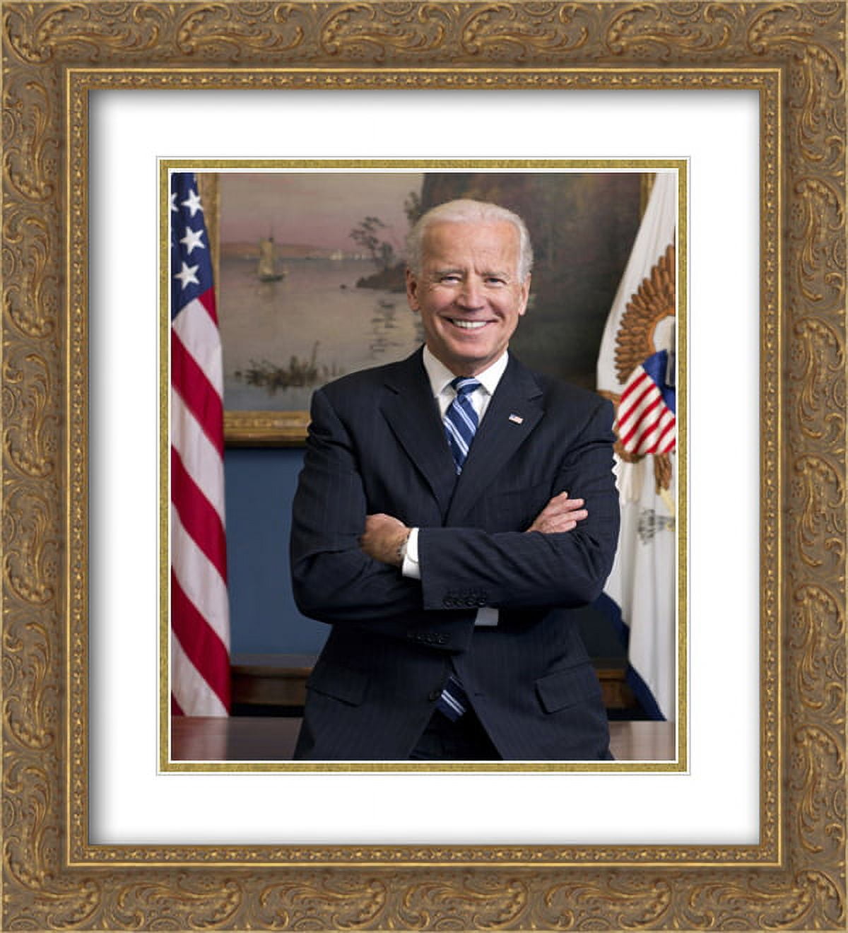 Official portrait of Vice President Joe Biden in his West Wing office ...