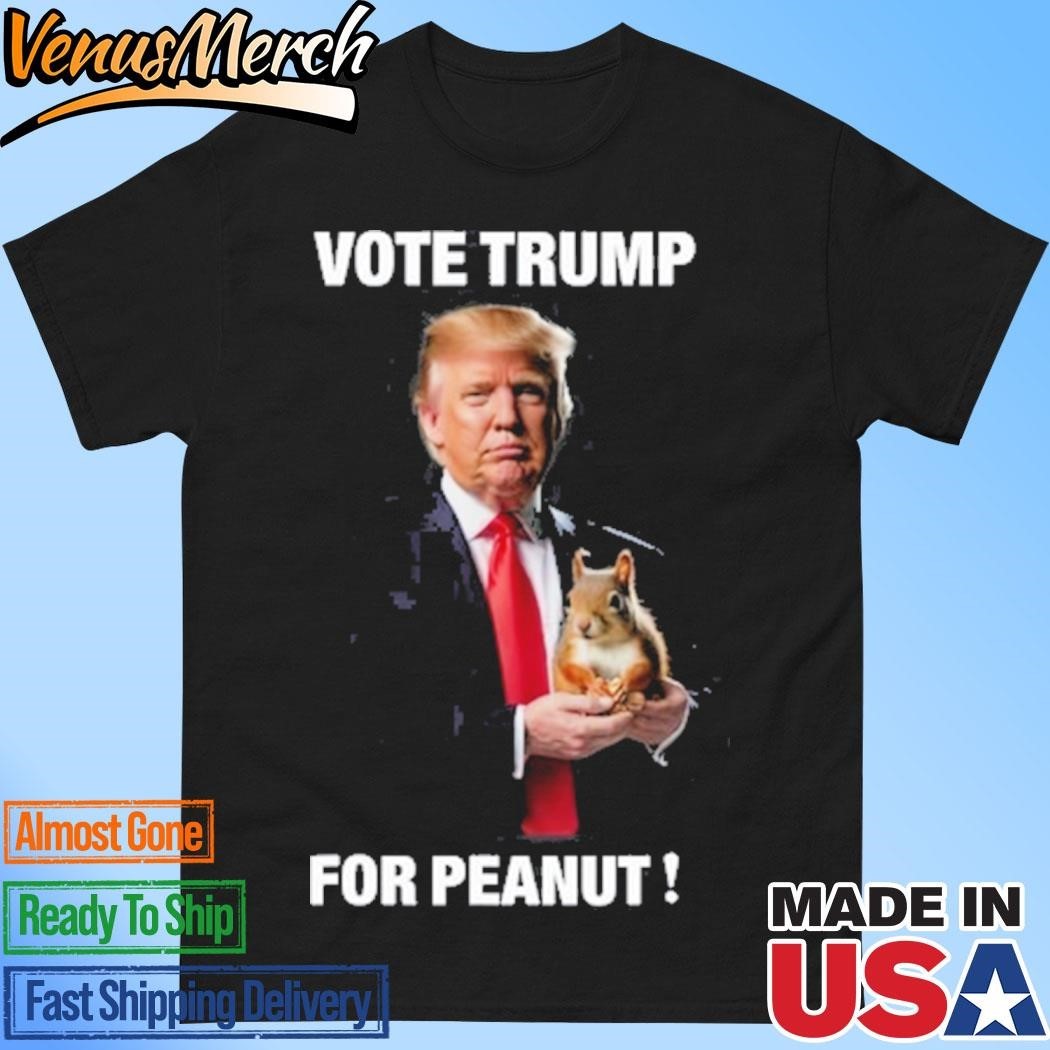 Official-vote-trump-for-peanut-2024-shirt - Walmart.com