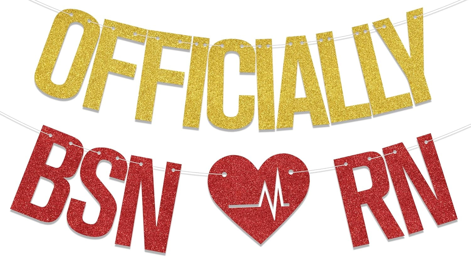 Officially BSN RN Banner, 2025 Nurse Graduation Party Decorations ...