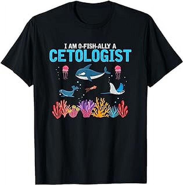 Officially Cetologist Whale Sea Panda Ocean Scientist T-Shirt - Walmart.com