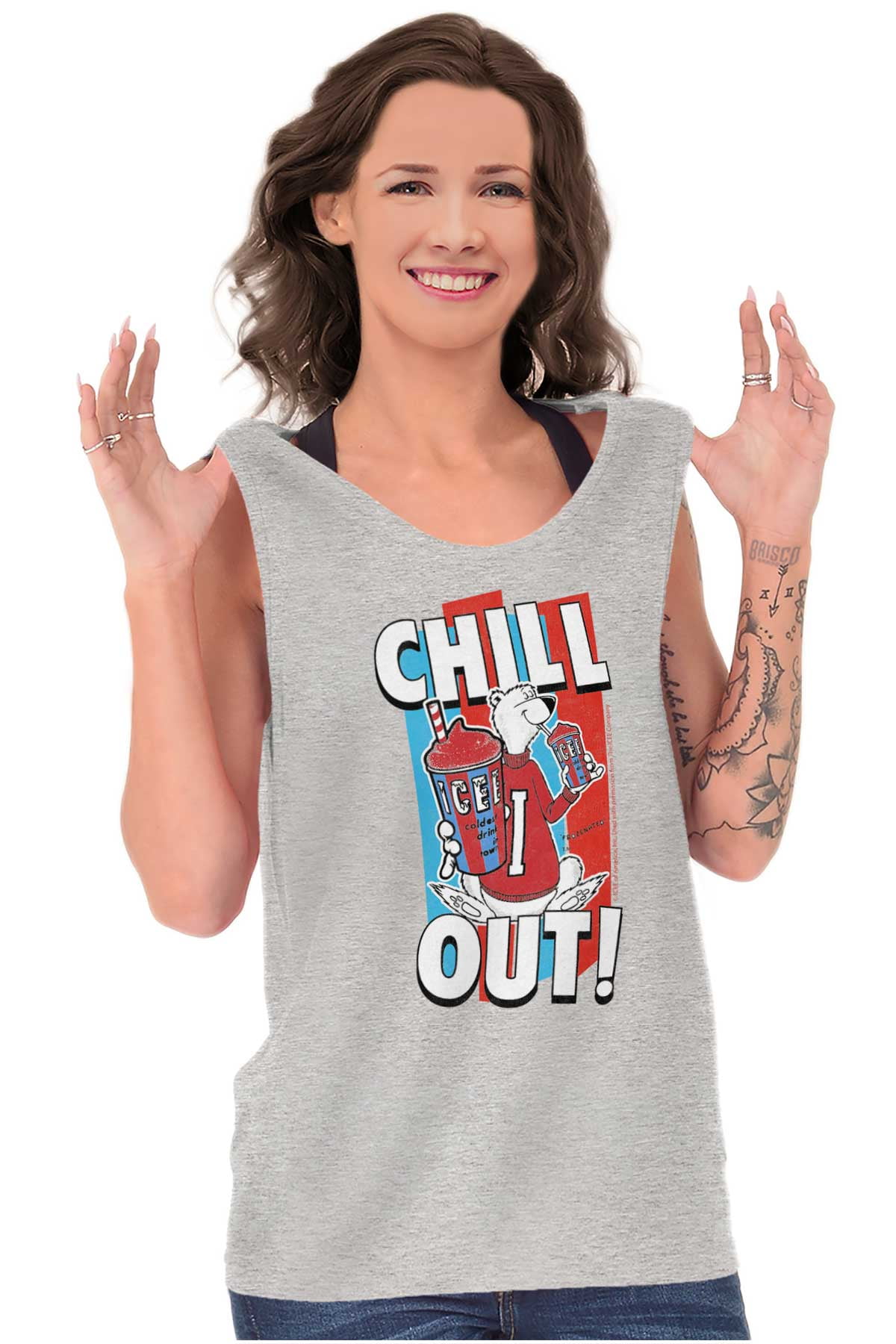 Officially Icee Logo Chill Out Tank Top T Shirts Men Women Brisco ...