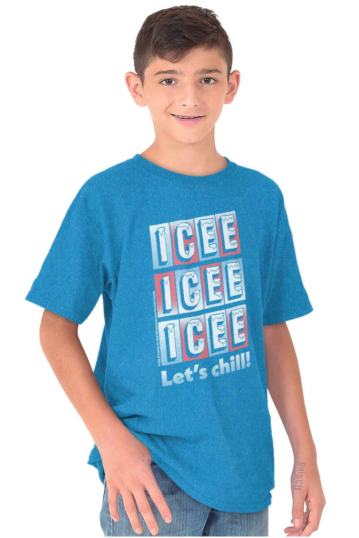Officially Icee Logo Lets Chill Crewneck T Shirts Boy Girl Teen Brisco ...