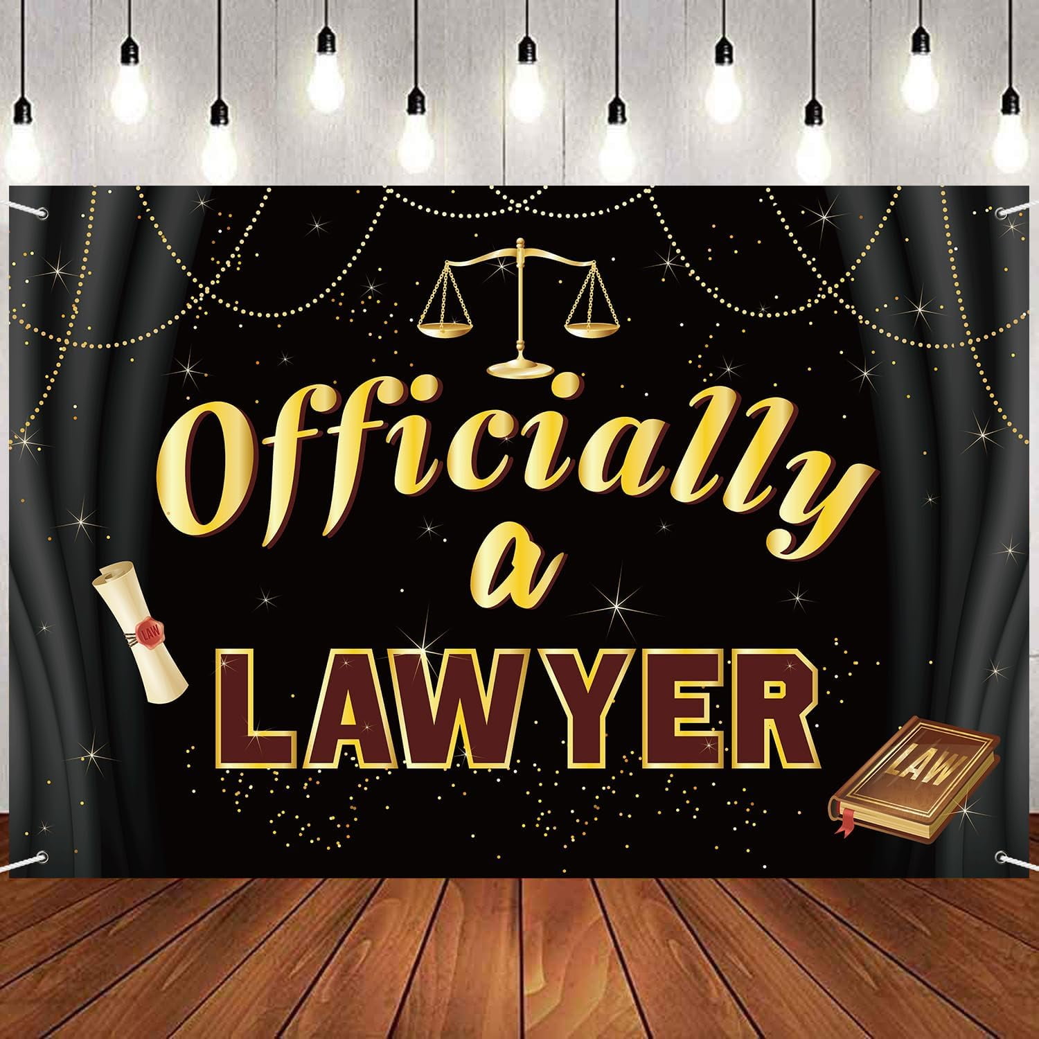 Officially a Lawyer Backdrop Banner, Lawyer Graduation Photography ...