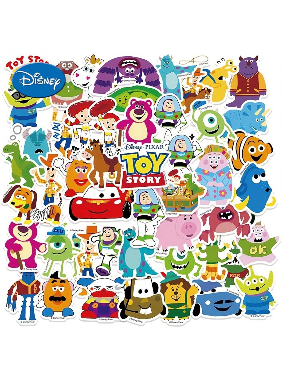 Officially Licensed 1Set(50pcs) Pixar Character Collection Graffiti ...