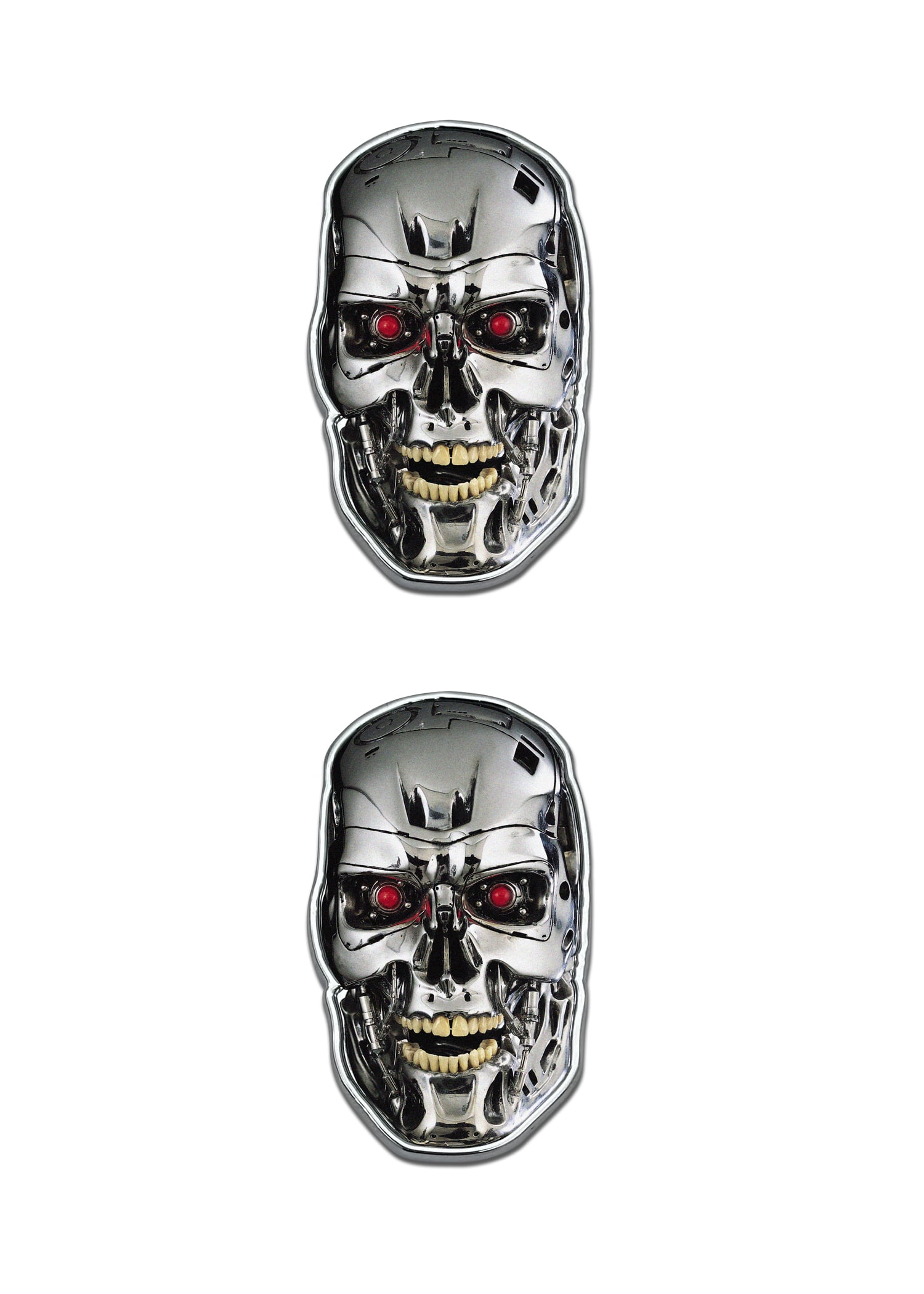 Officially Licensed 2 Mini Terminator Movie OEM Chrome Emblems for ...