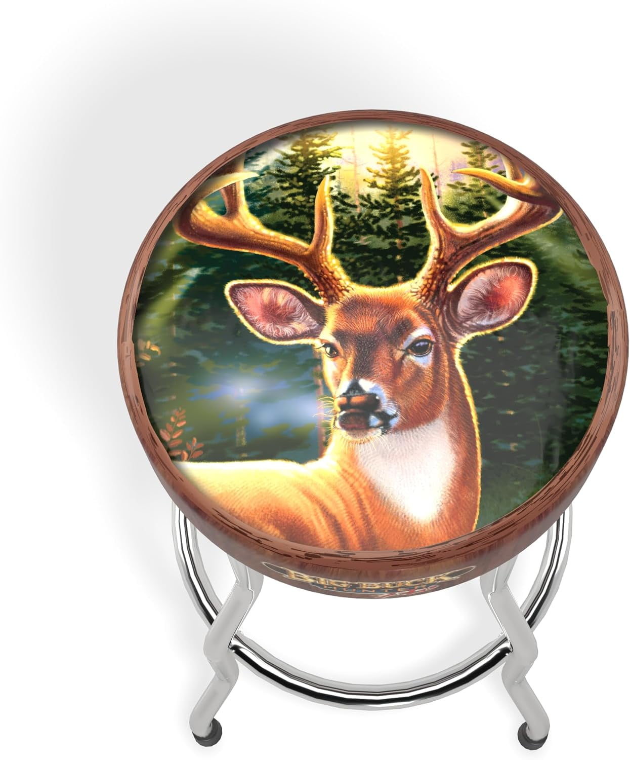 Officially Licensed Adjustable Stool with Chrome-Plated Steel Frame and ...