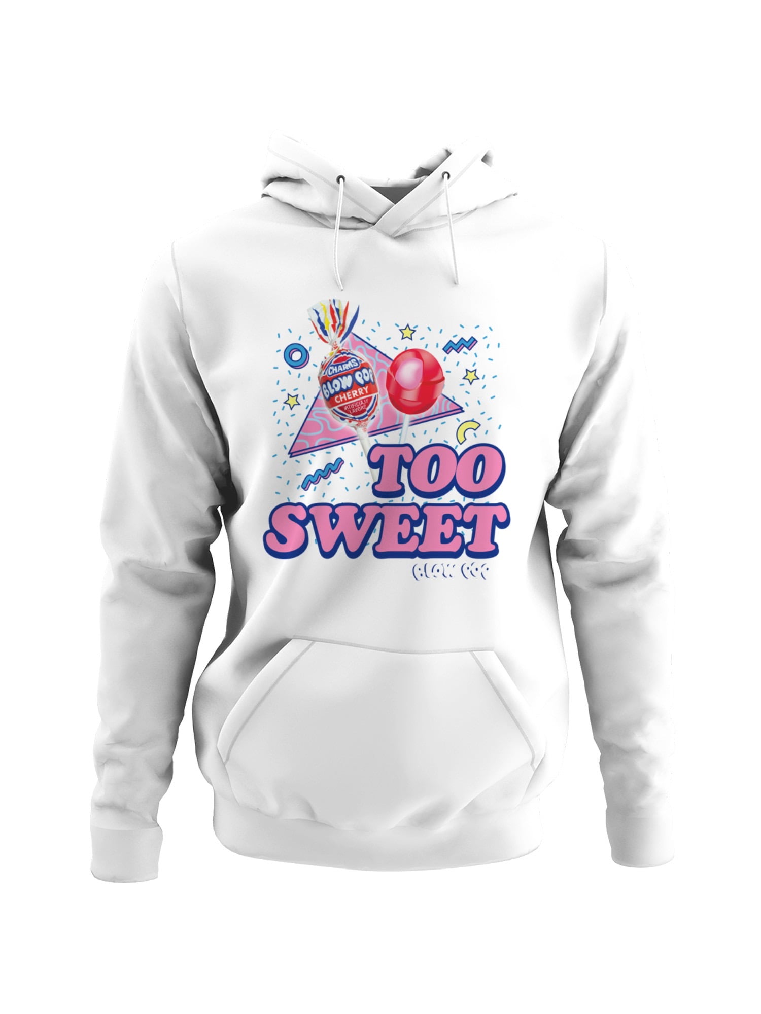 Officially Licensed Blow Pop Cherry Blow Pop Art Men's Hoodie - Walmart.com