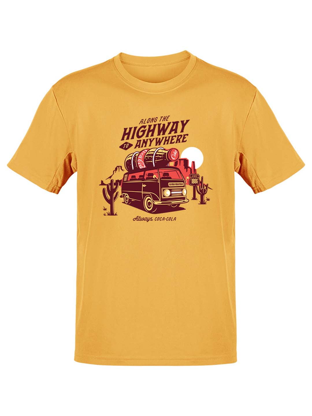 Officially Licensed Coca-Cola Always Iconic Red Circle Logo Graphic Men ...