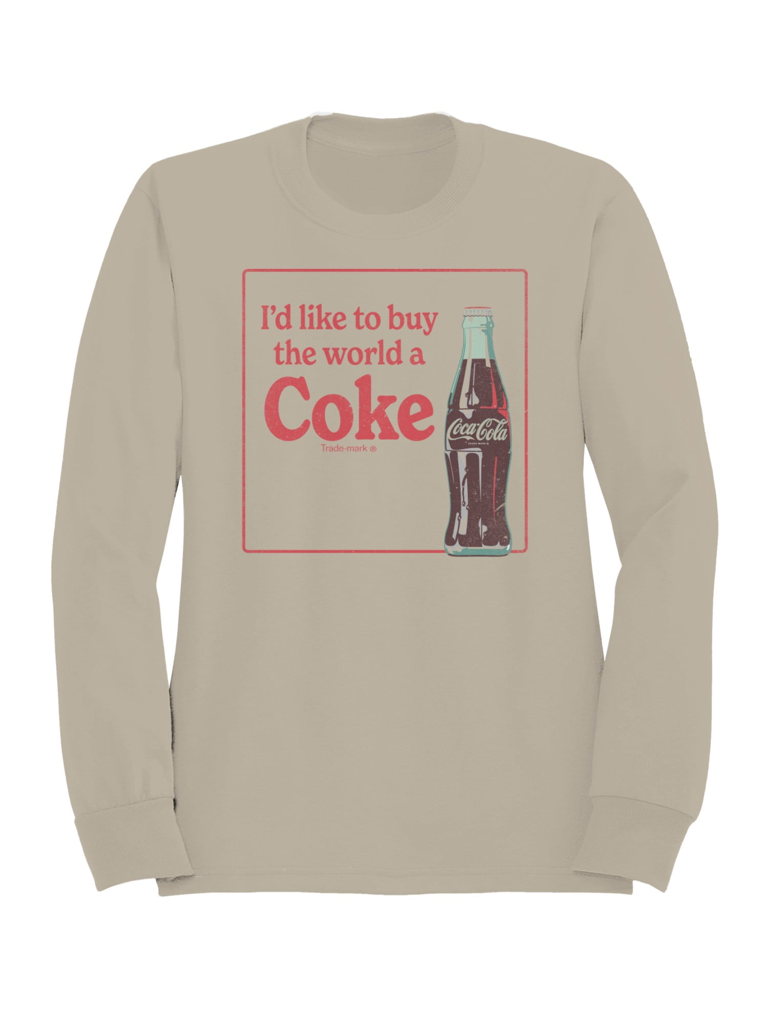Officially Licensed Coca Cola Buy the World a Coke Graphic Men's ...