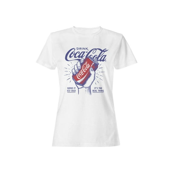 Officially Licensed Coca Cola Classic Coca-Cola Can Design Art Women's ...