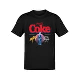 Officially Licensed Coca-Cola Classic Red Bottle Graphic Logo Men's T ...