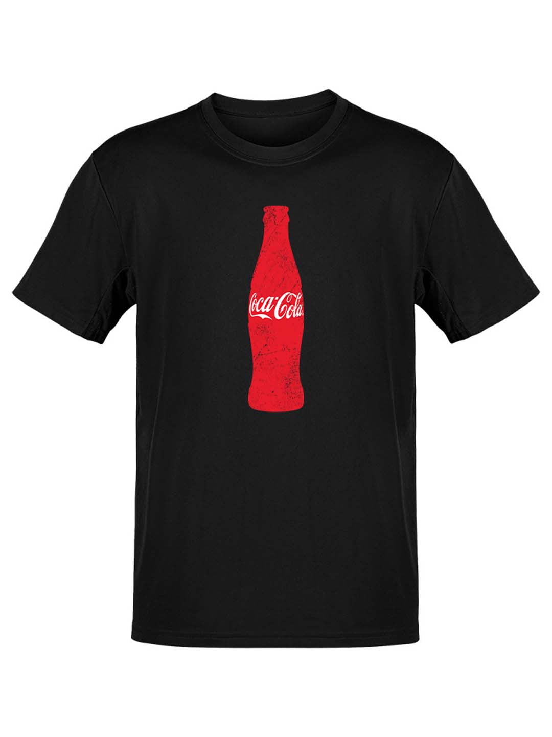 Officially Licensed Coca-Cola Classic Red Bottle Graphic Logo Men's T ...
