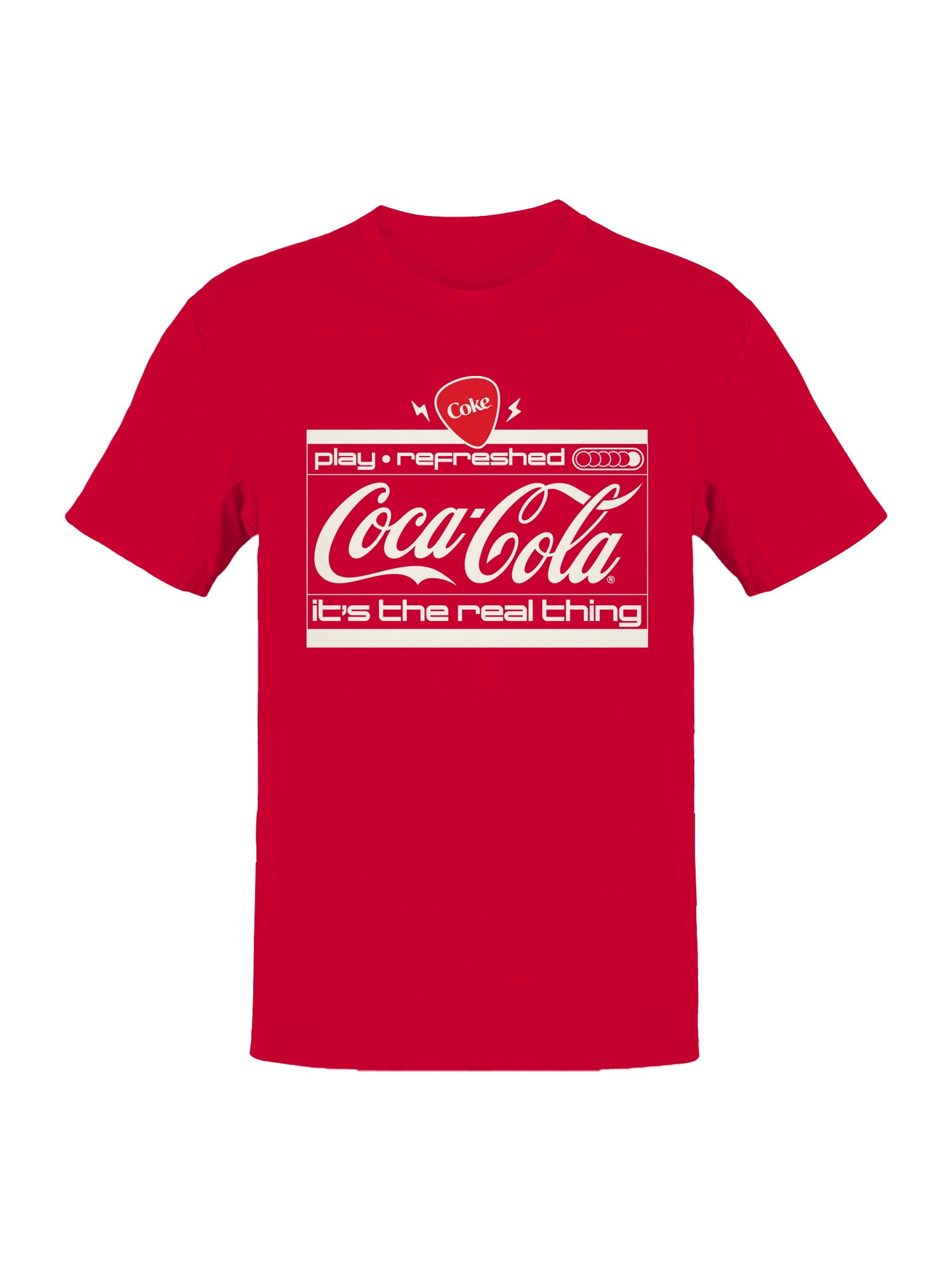 Officially Licensed Coca Cola Coke: Play Refreshed Design Men's T-shirt ...