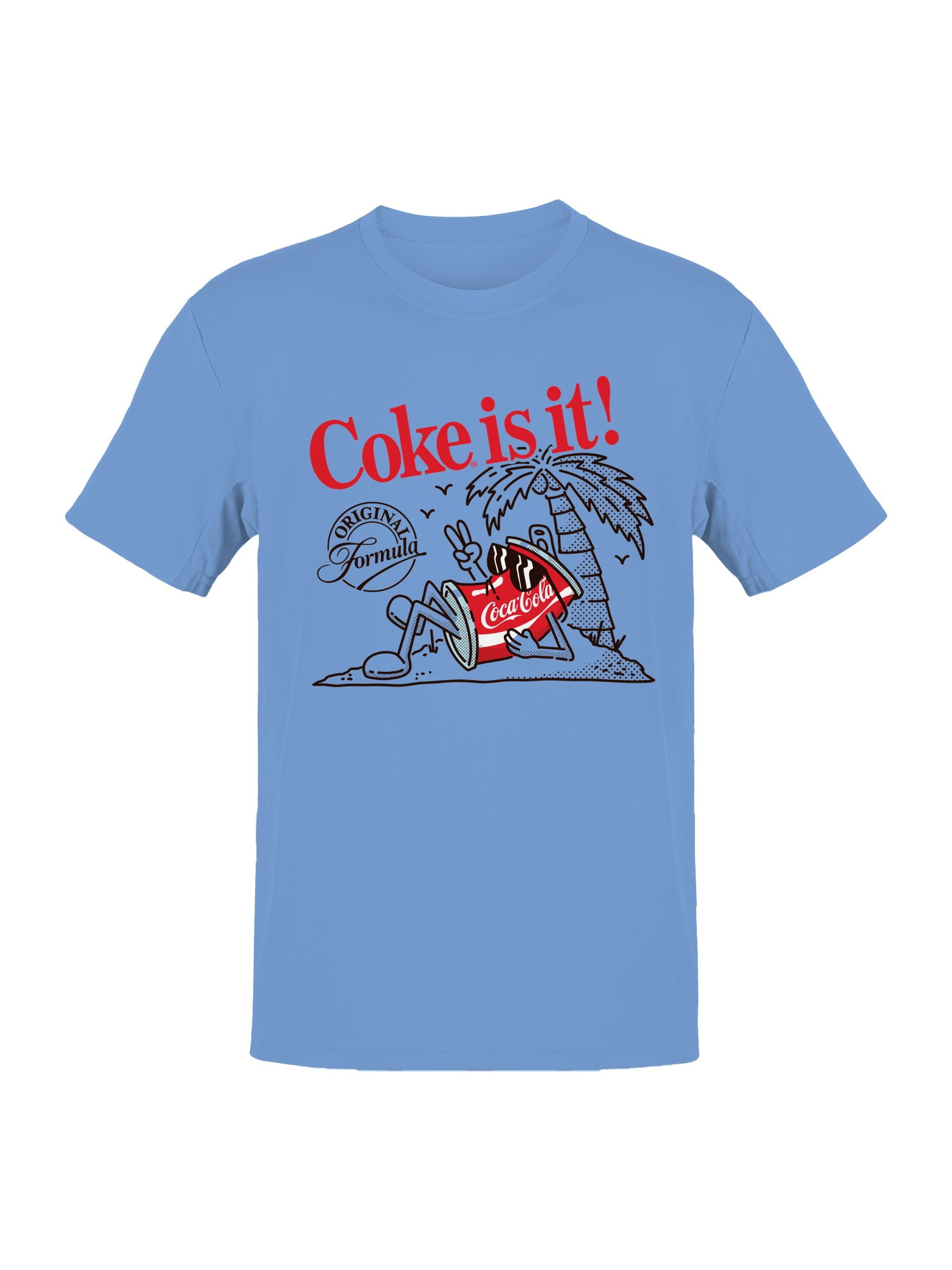 Officially Licensed Coca Cola Coke is It! Vintage Beach Vibes Men's T ...