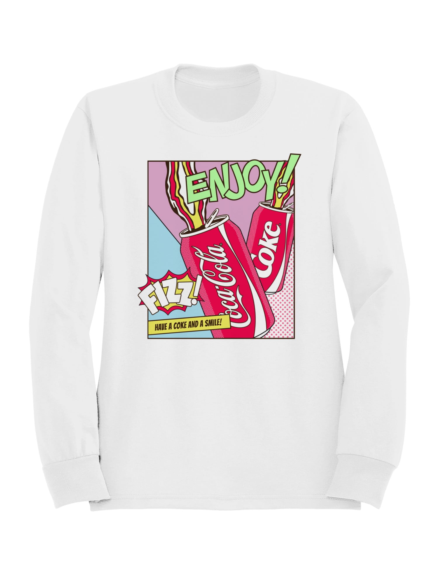 Officially Licensed Coca Cola Enjoy Coke Pop Art Fizz Design Men's ...