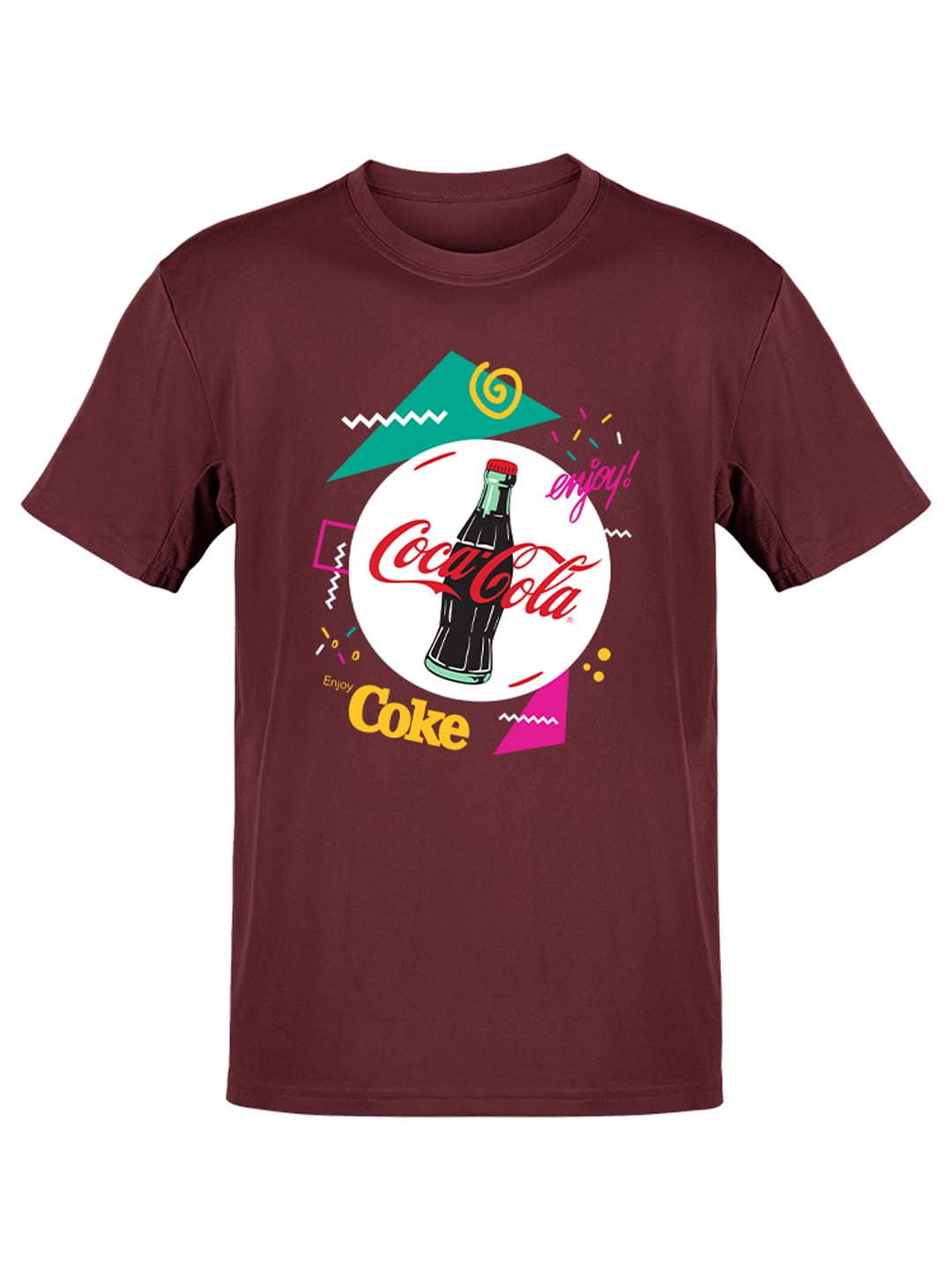 Officially Licensed Coca-Cola Enjoy Coke Retro Ice-Cold Glass Logo Men ...