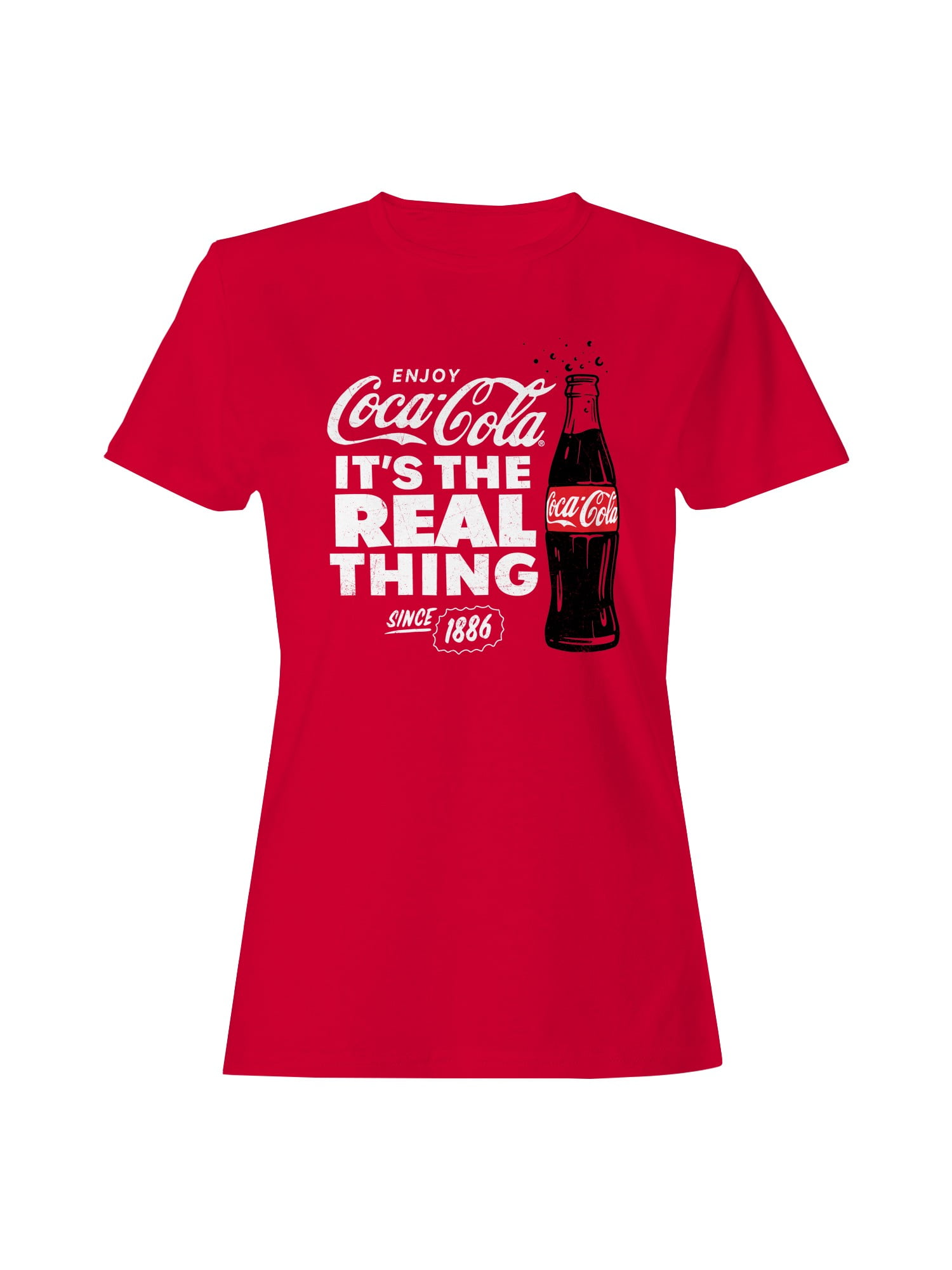 Officially Licensed Coca Cola It's the Real Thing Women's T-shirt ...