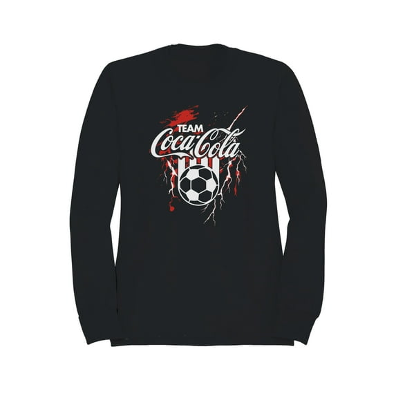Officially Licensed Coca Cola Team Coca-Cola Soccer Splash Art Men's ...