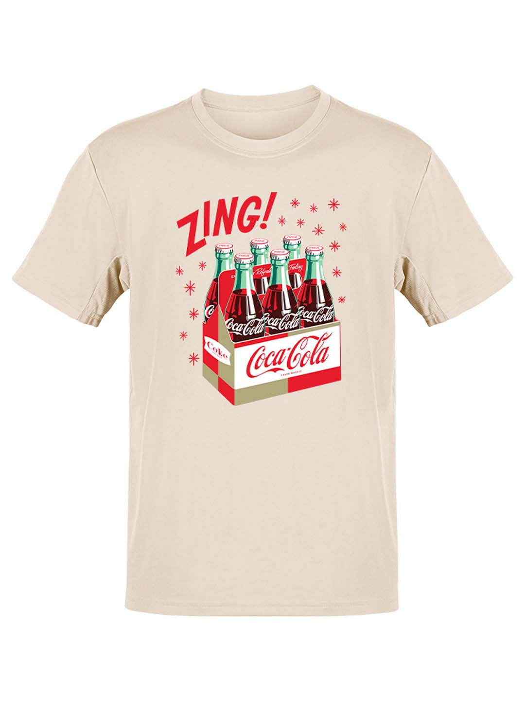 Officially Licensed Coca-Cola Windsurfing Sunset Retro Graphic Men's T ...