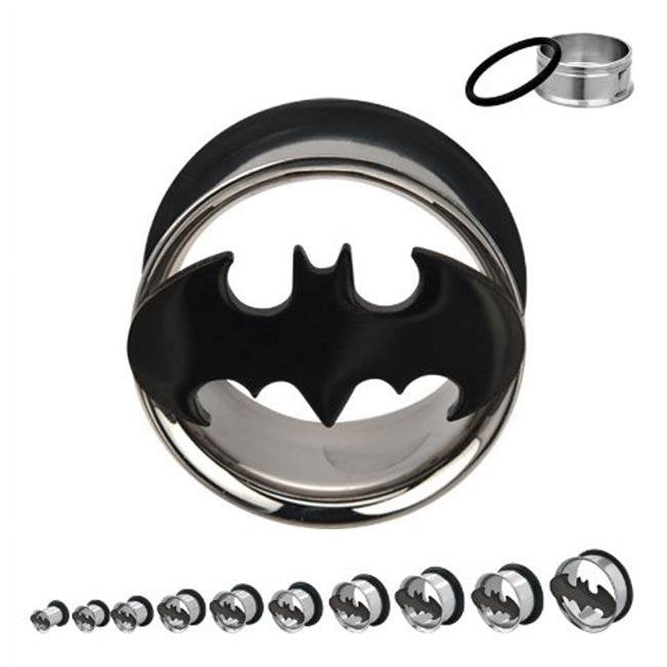 Officially Licensed Comics Stainless Steel Black Batman Single Flare ...