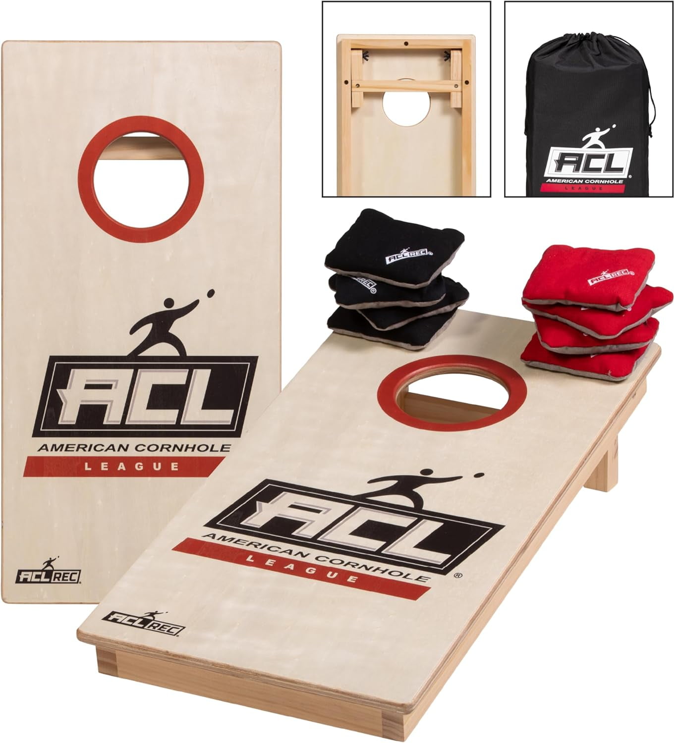 Officially Licensed Cornhole Boards – Compact Travel Size, Premium Play ...