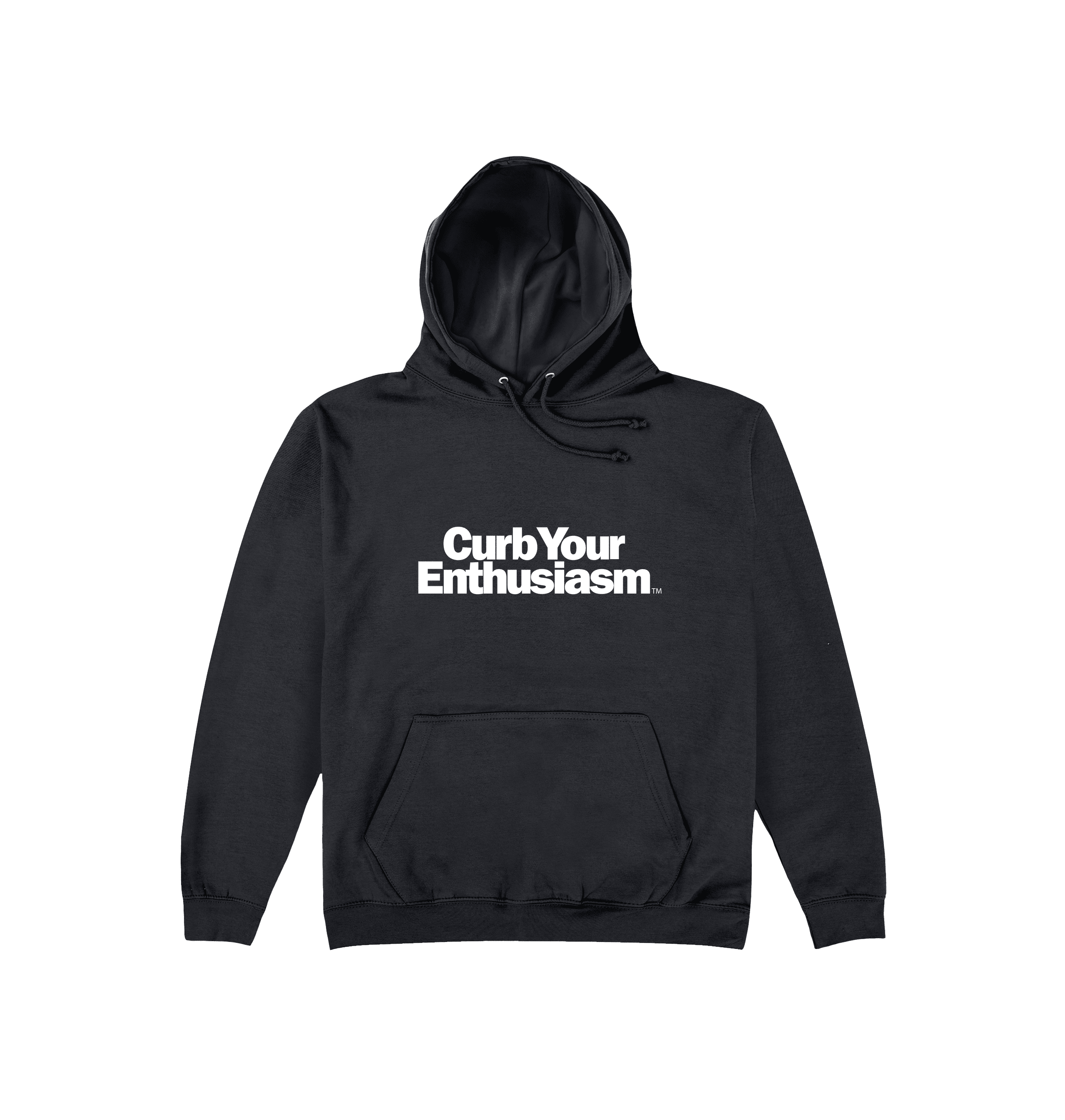 Officially Licensed Curb Your Enthusiasm Logo Black Hoodie - Walmart.com