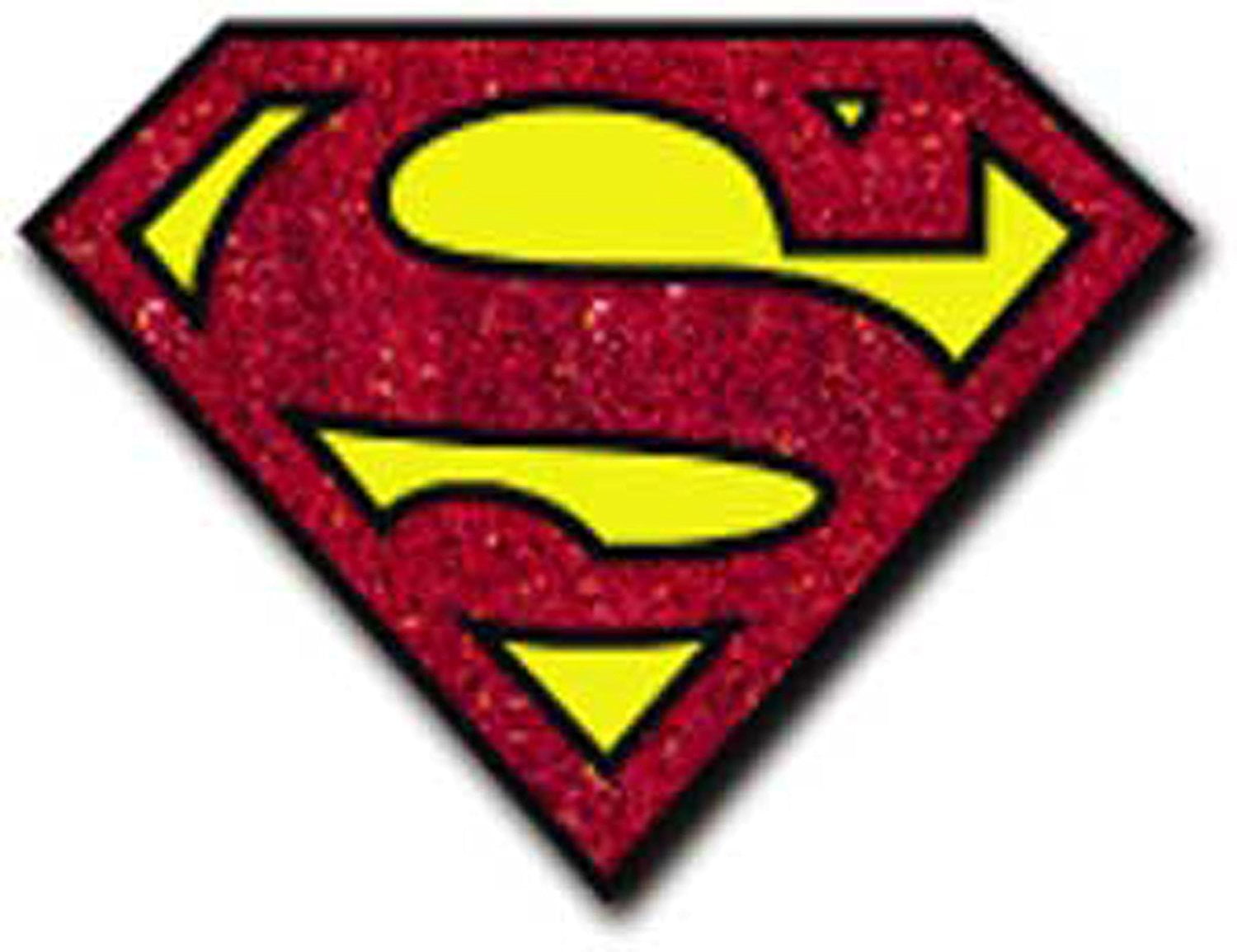 Officially Licensed, DC Comics Originals Superman Glitter Sticker ...